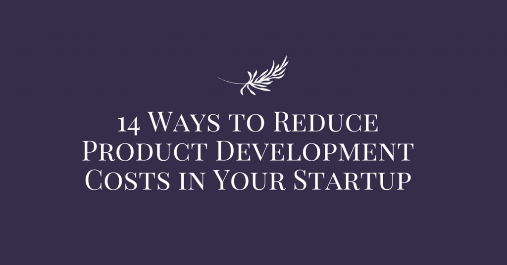 14 Ways to Reduce Product Development Costs in Your Startup - EbizON